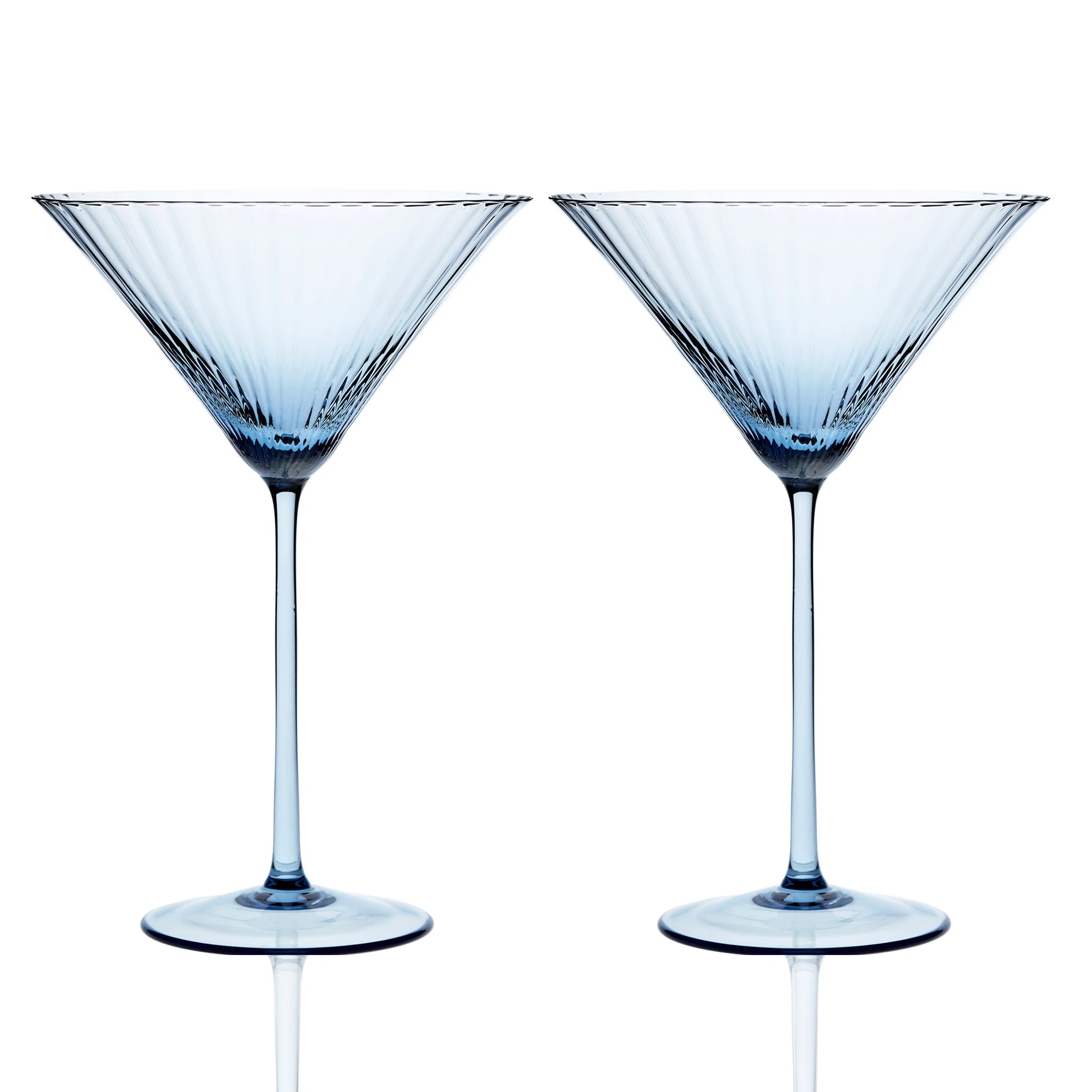 Ocean Martini Glasses – Coastal Kitchen & Dining – Coastal Bleu