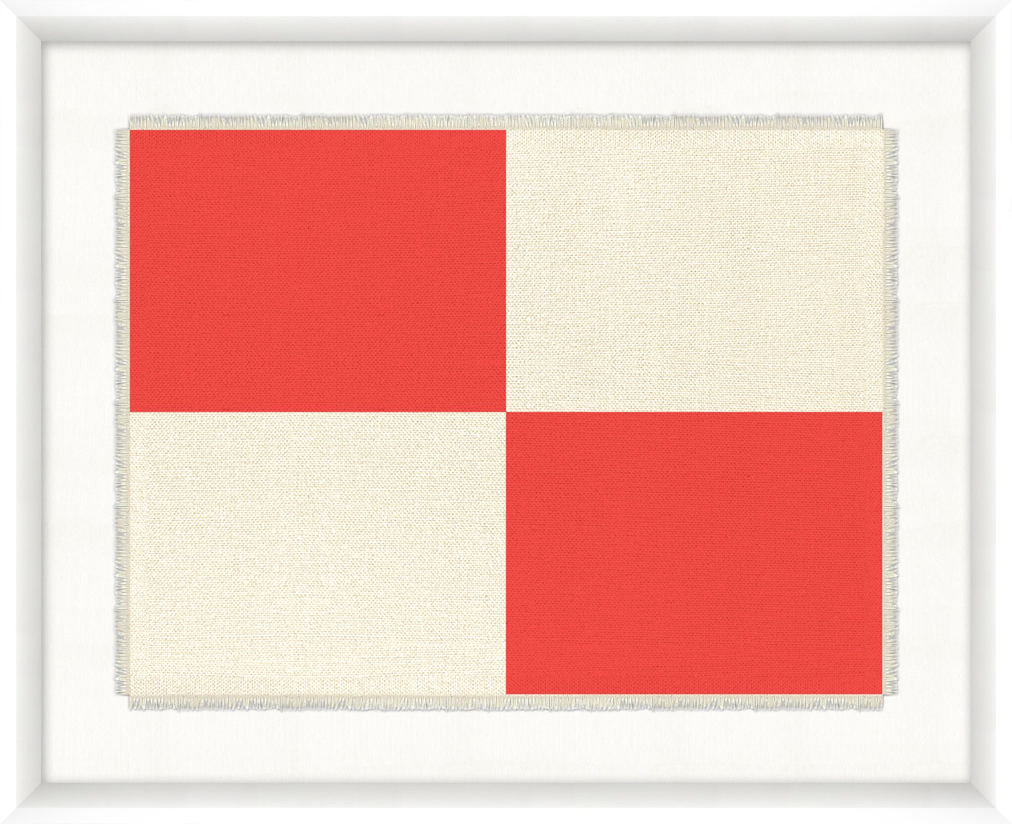 Nautical Signal Flag - U (Uniform) – Coastal Artwork – Coastal Bleu