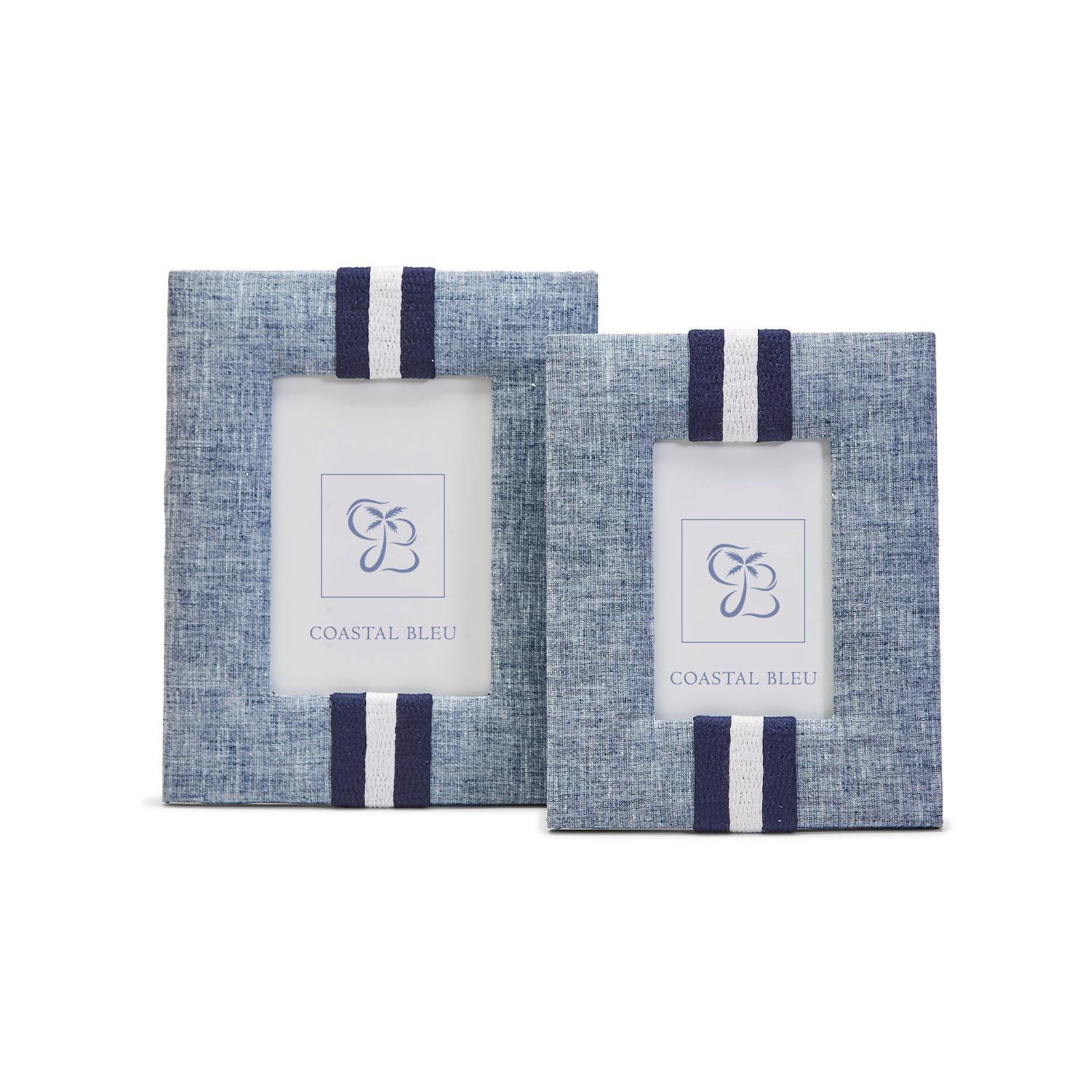 Sailor Club Center Stripe Photo Frame – Coastal Picture Frames ...