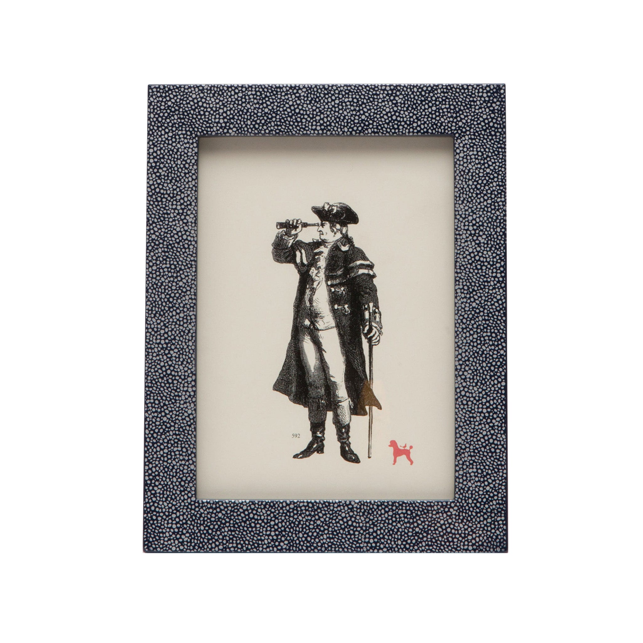 Navy Lacquer Frame – Coastal Picture Frames – Coastal Bleu